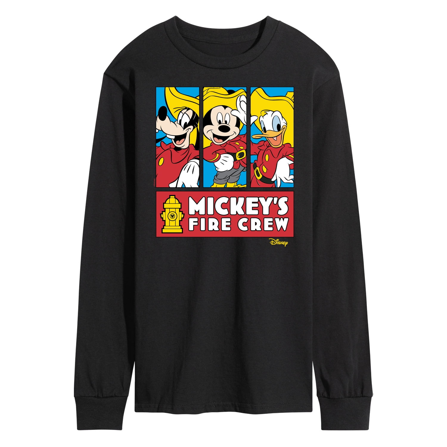 Disney - Firefighter Mickey & Friends - To The Rescue - Men's Long ...