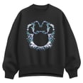 Disney - Floral Minnie Head - Women's Oversized Fleece Crew Sweatshirt ...