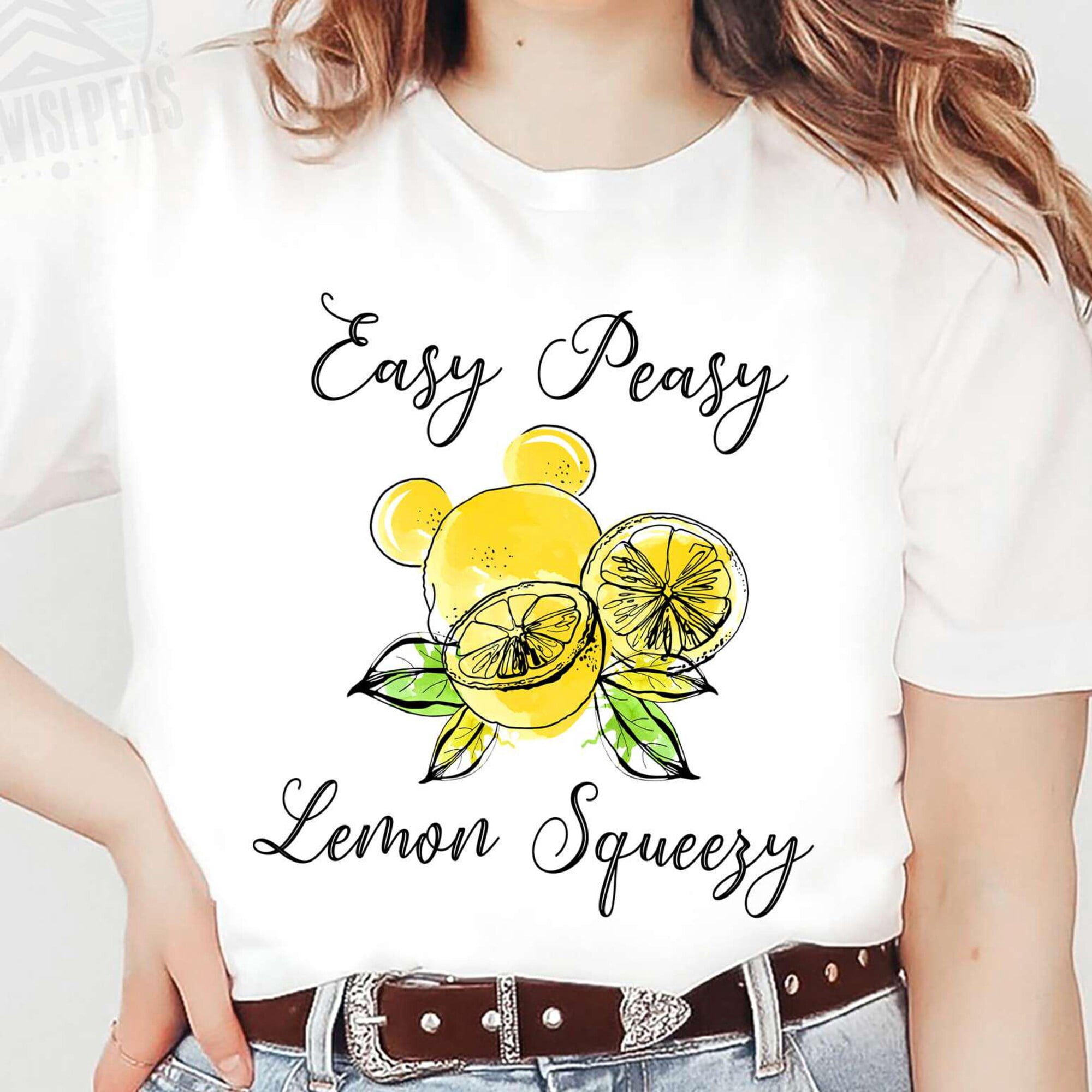Disney Food Easy Peasy Lemon Squeezy Shirt Disneyland Trip T-shirt Tee ...