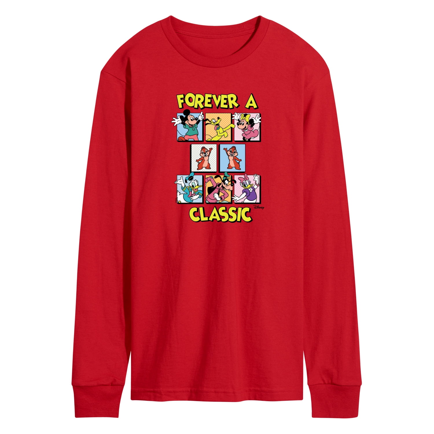 Disney - Forever A Classic - Men's Long Sleeve T-Shirt - Walmart.com