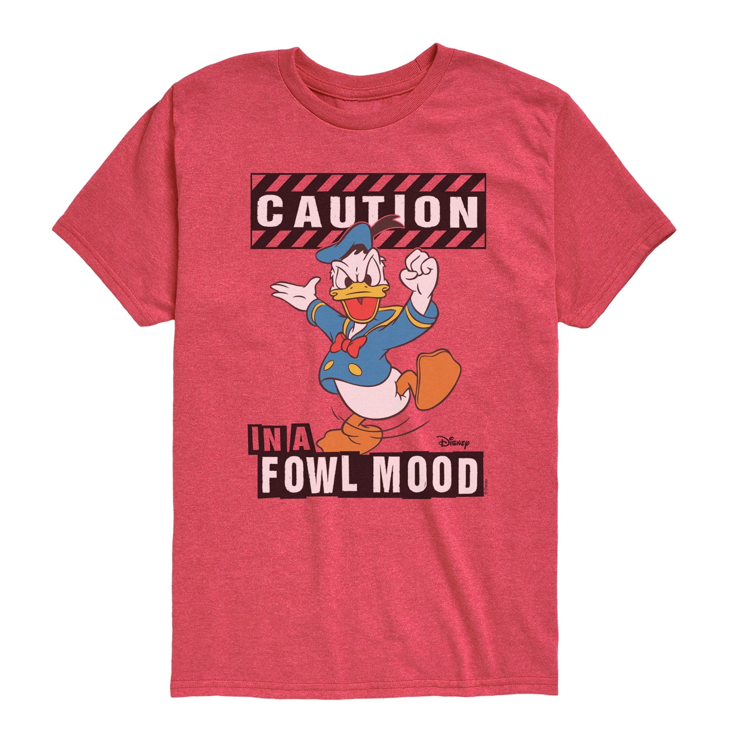 Disney - Fowl Mood Donald - Youth Boys Short Sleeve Graphic T-Shirt ...
