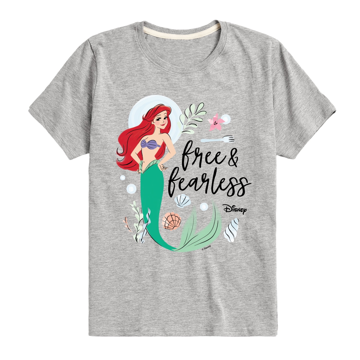 Disney - Free And Fearless - Toddler & Youth Short Sleeve Graphic T ...