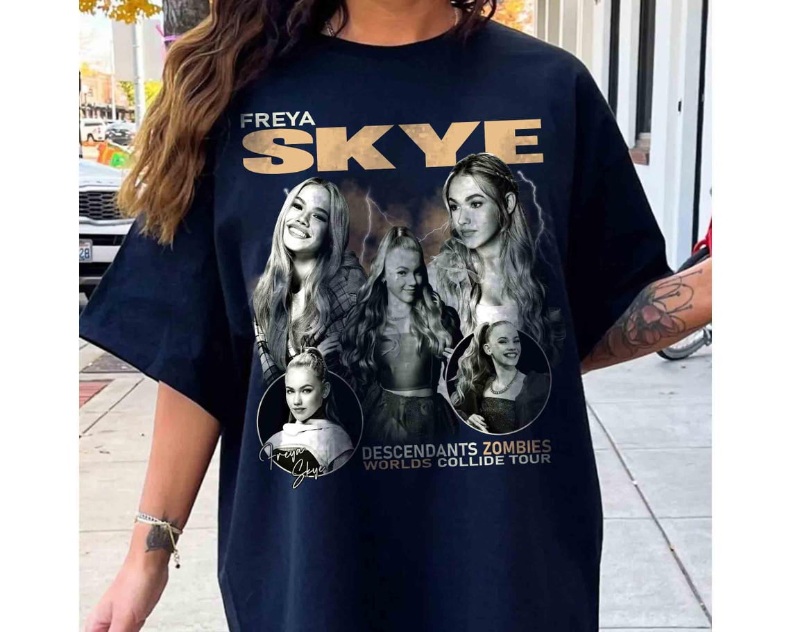 Disney Freya Skye T-shirt, Descendants Zombies Worlds Collide Tour, The ...