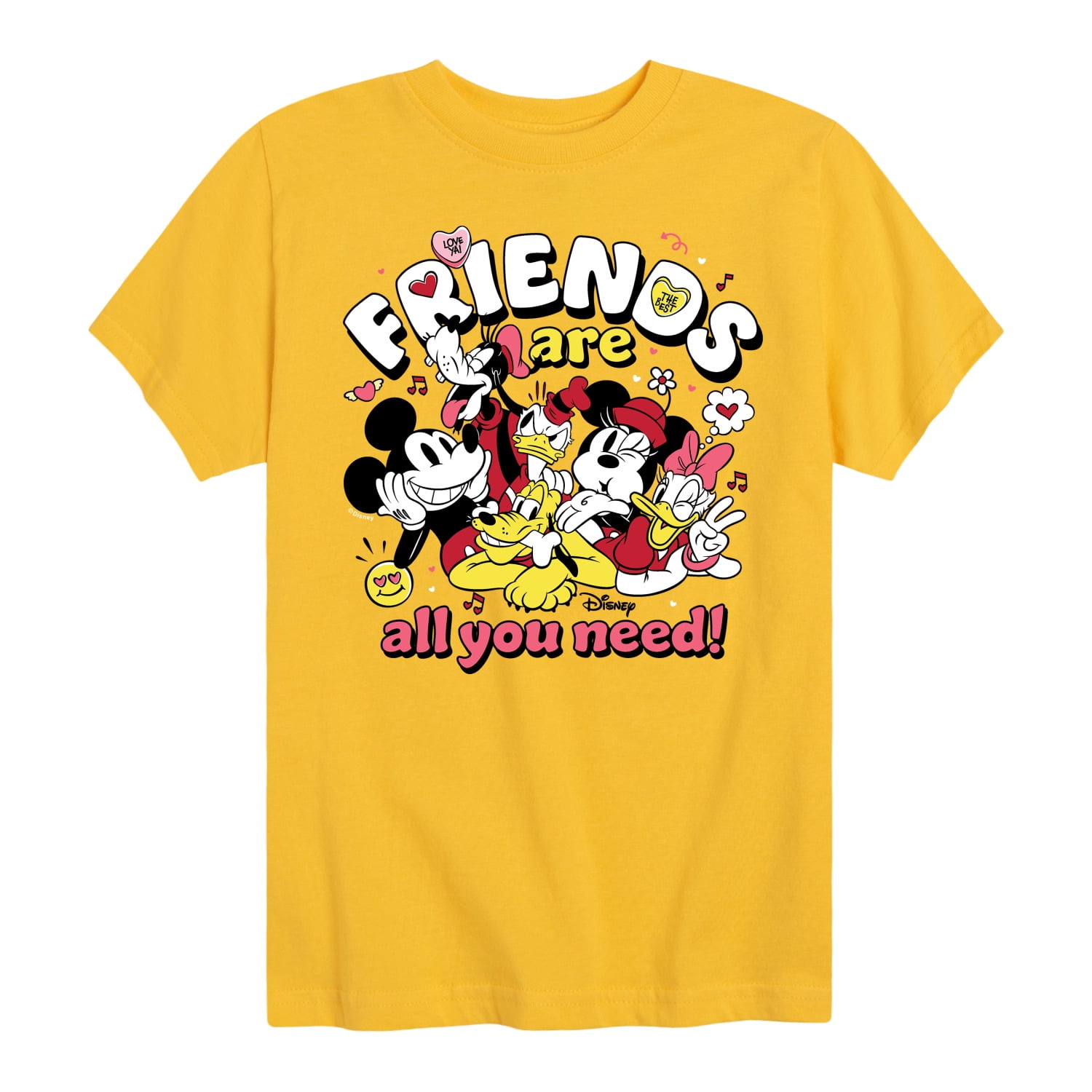 Disney - Friends Are All You Need - Toddler & Youth Short Sleeve ...