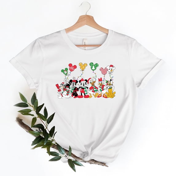 Disney Friends Christmas Shirt Mickey Christmas Shirt Christmas Lights ...