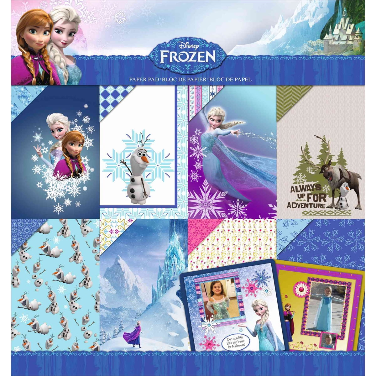 Disney Frozen 12" x 12" Paper Pad, 12 Count - Walmart.com