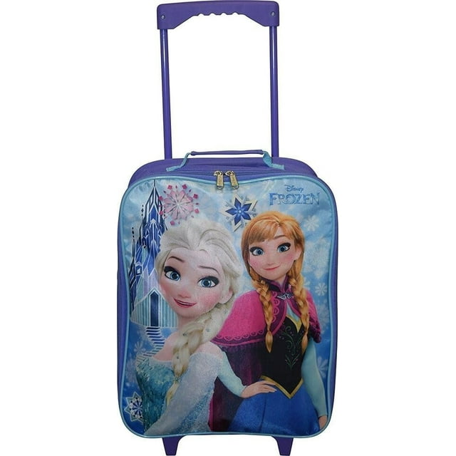 Disney Frozen Kids Suitcase - 15" Wheeled Carry-On Elsa Princess ...