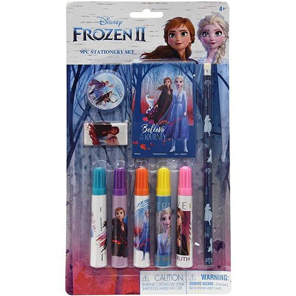Disney Frozen 2- 9pc Stationery Set on Blister Card - Walmart.com