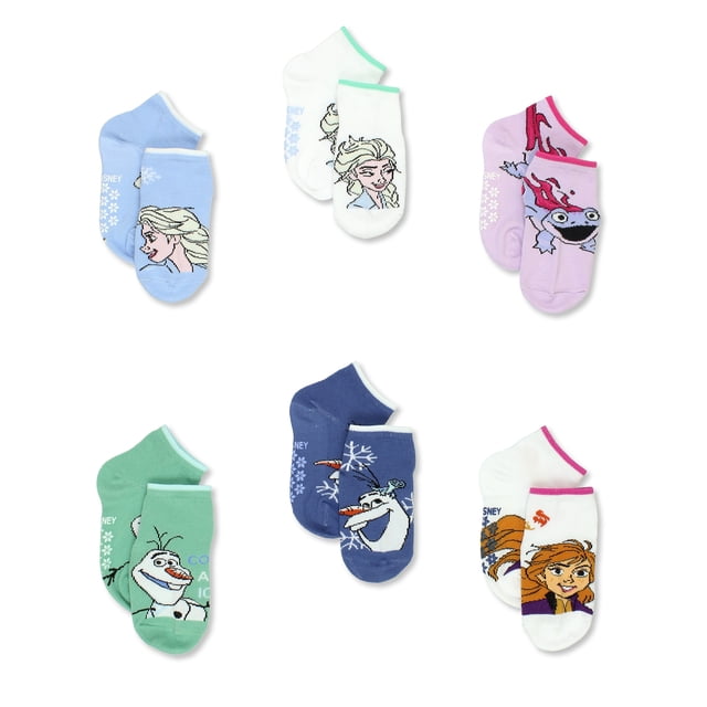 Disney Frozen 2 Little Princess Kids Anna Elsa Toddler Girls 6 Pack ...
