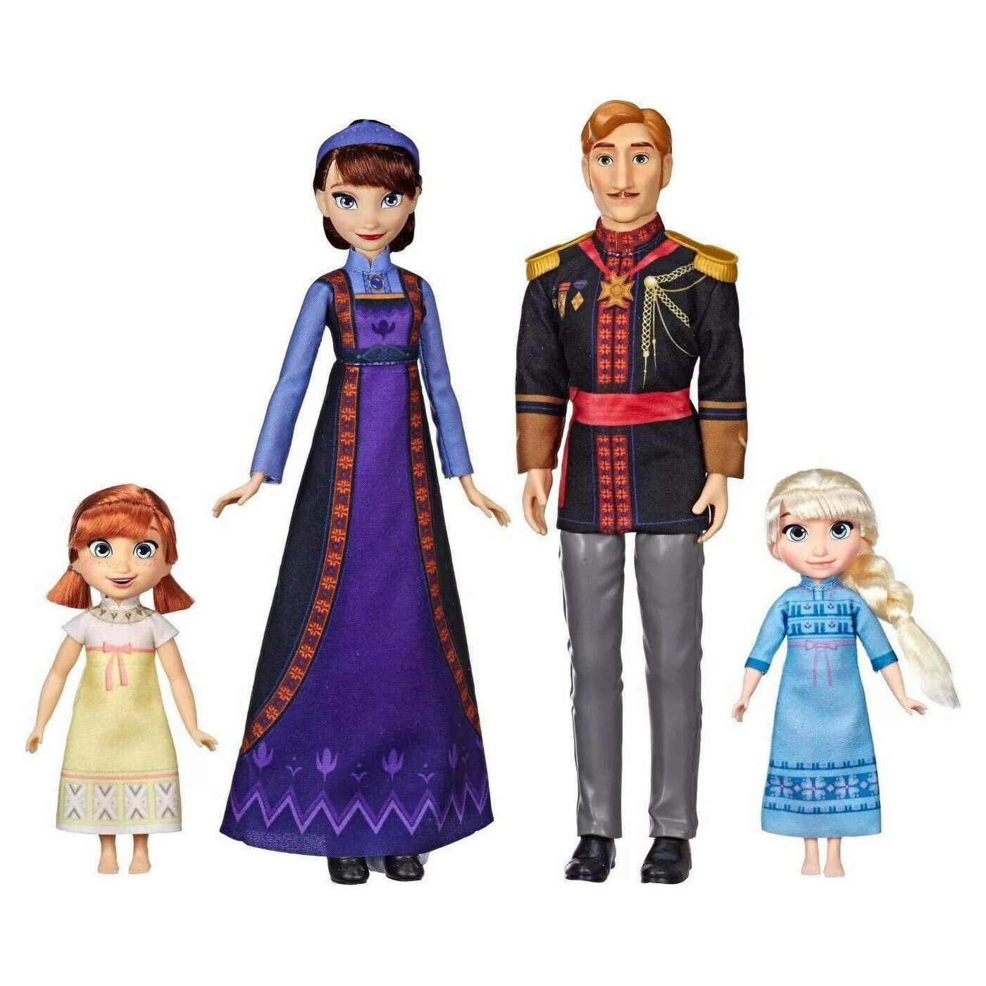 Disney Frozen 2 Little Elsa Doll Playset, Arendelle Royal Family Set, 4 ...