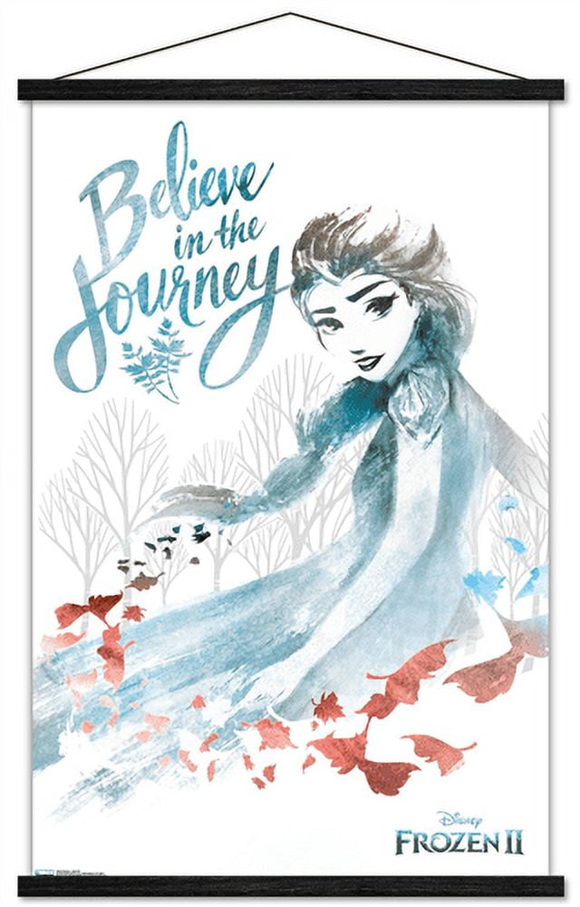 Disney Frozen 2 - Believe Wall Poster with Magnetic Frame, 22.375" x 34 ...