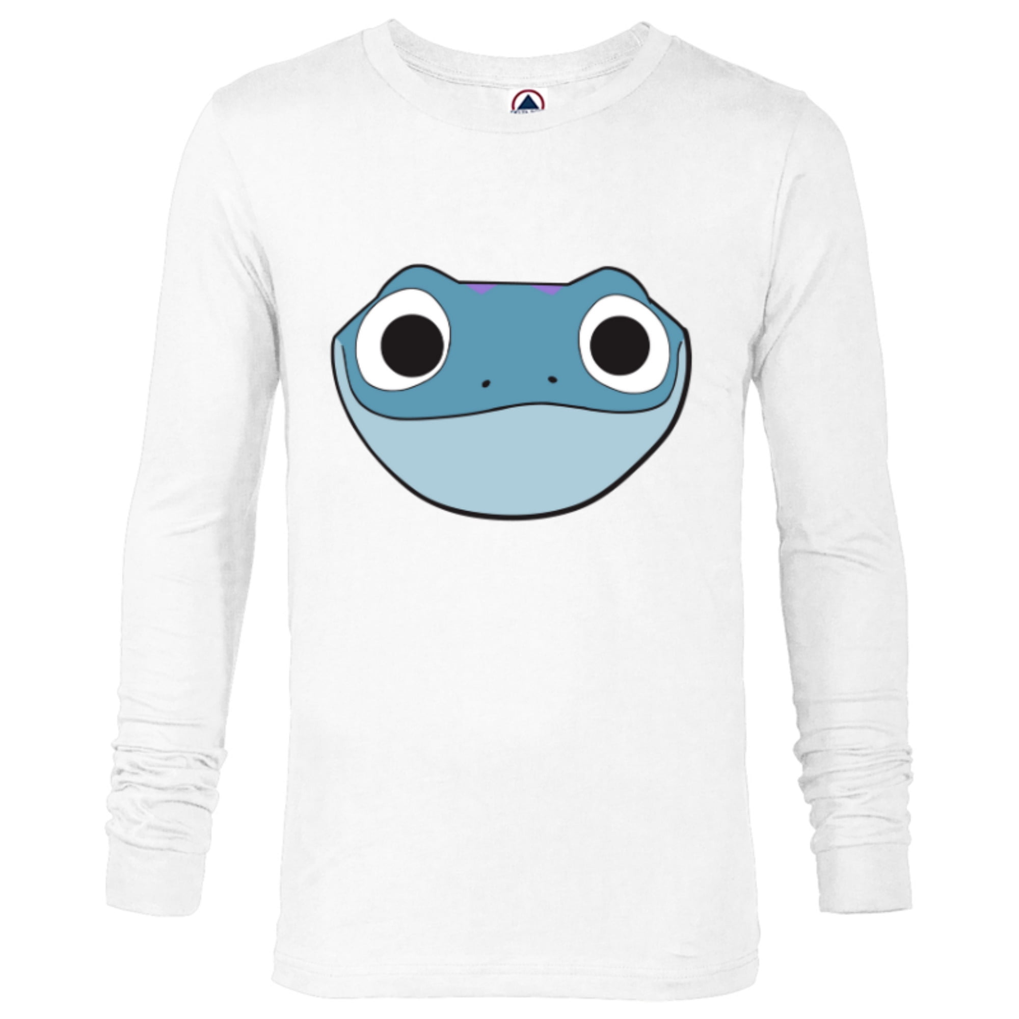 Disney Frozen 2 Bruni Cute Salamander Big Face - Long Sleeve T-Shirt ...