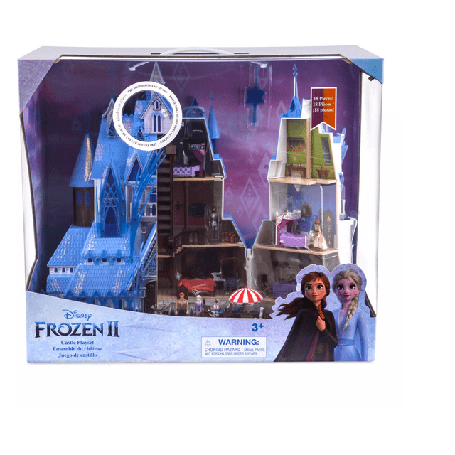 Disney Frozen 2 Elsa Doll Playset with Fold Palace, Castle Colorful ...