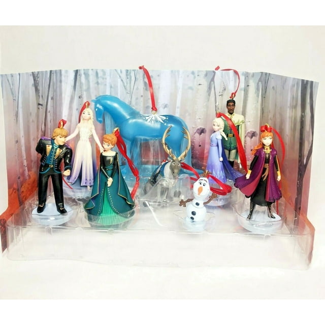 Disney Frozen 2 Custom Christmas Ornament 9pc Set Anna Elsa Olaf Nokk ...