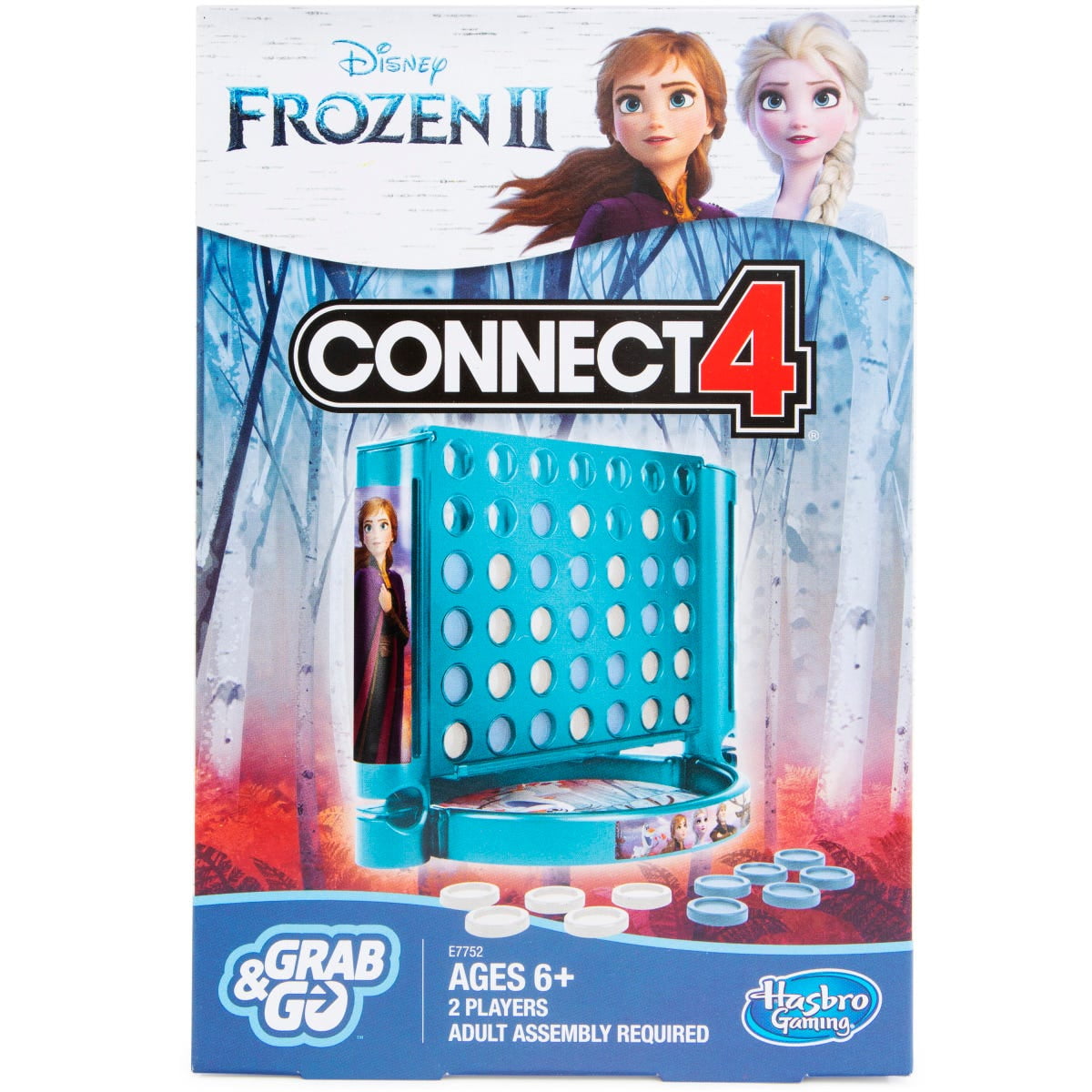 Disney Frozen 2 Edition Connect 4 Kids Board Grab and Go Travel Game ...