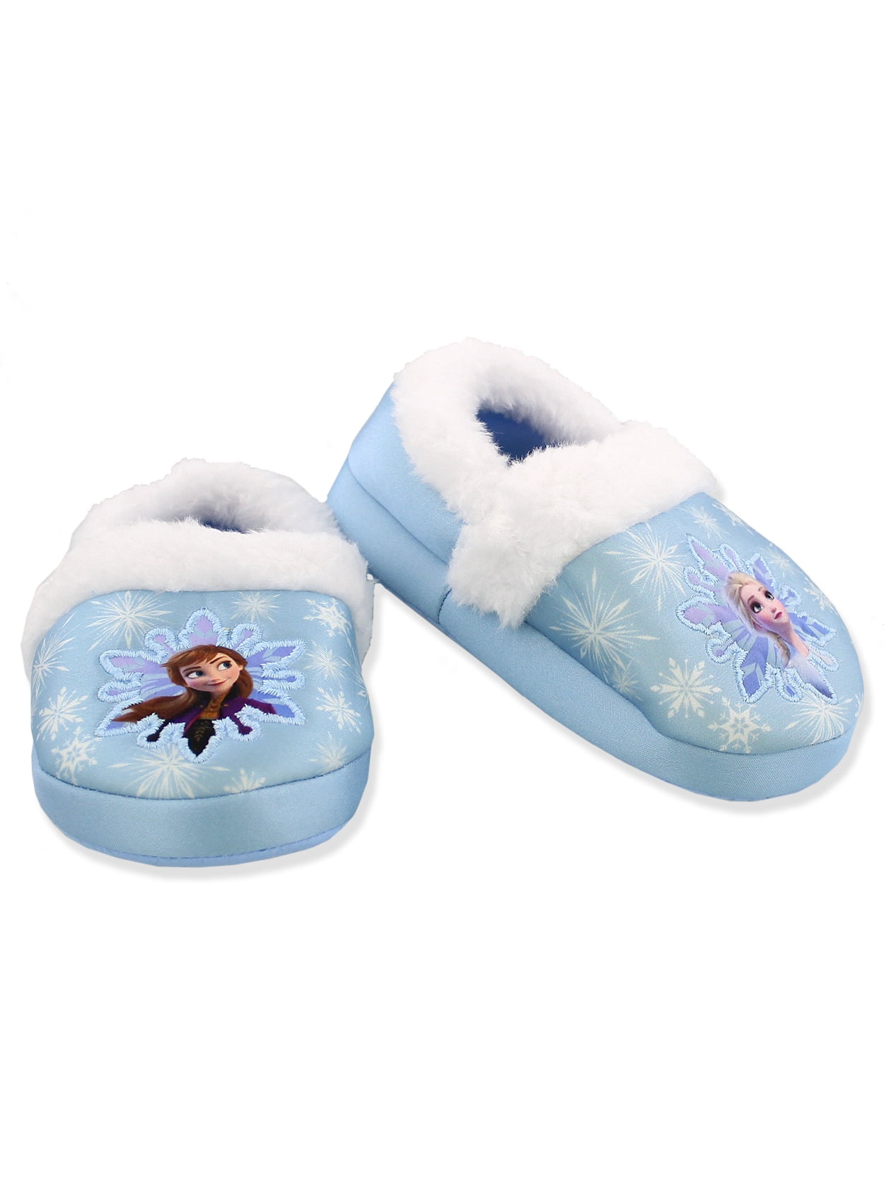 Disney Frozen 2 Elsa Anna Girls Toddler Plush A-Line Slippers CH89562H ...