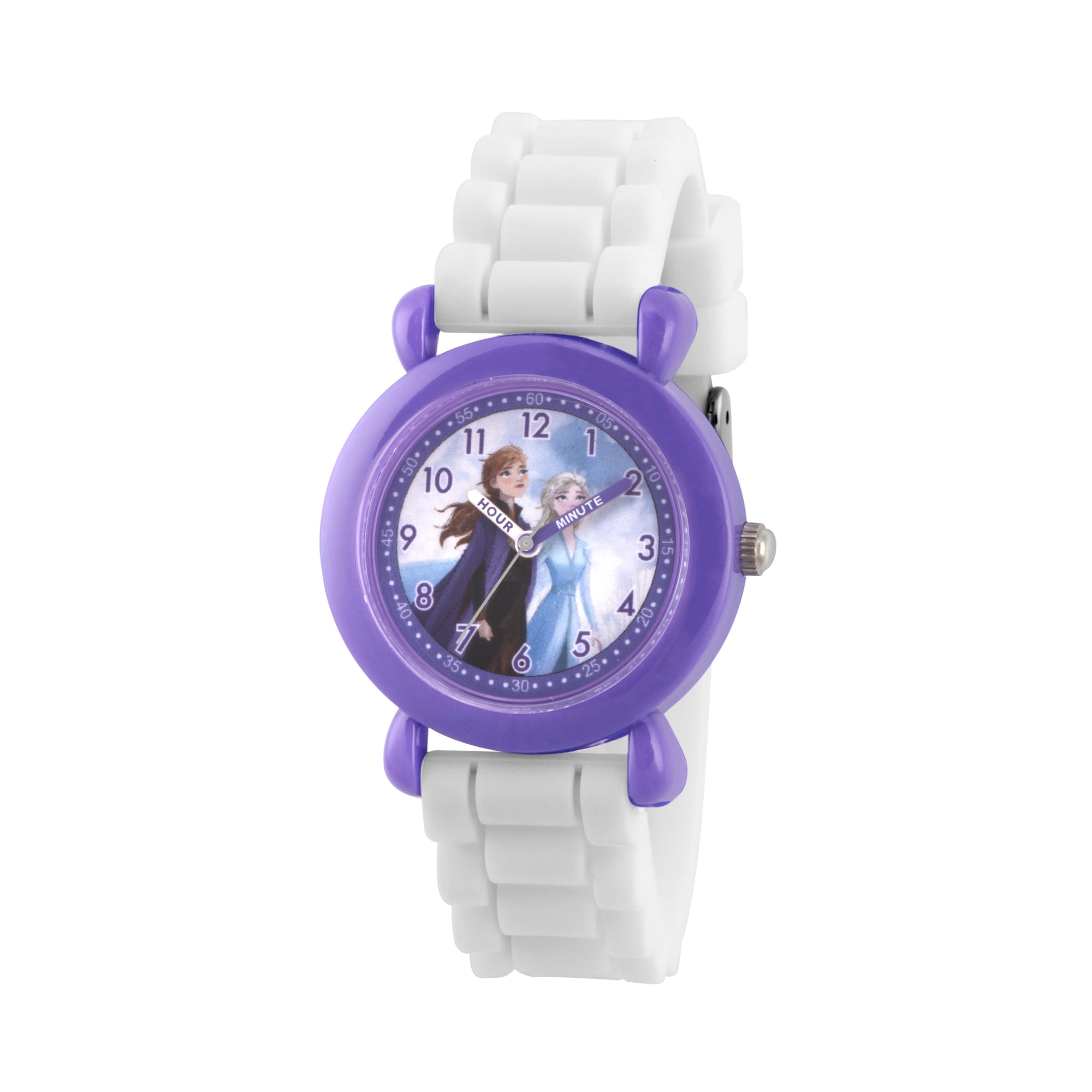 Disney Frozen 2 Elsa,Anna Grils' Purple Plastic Watch, 1-Pack - Walmart.com
