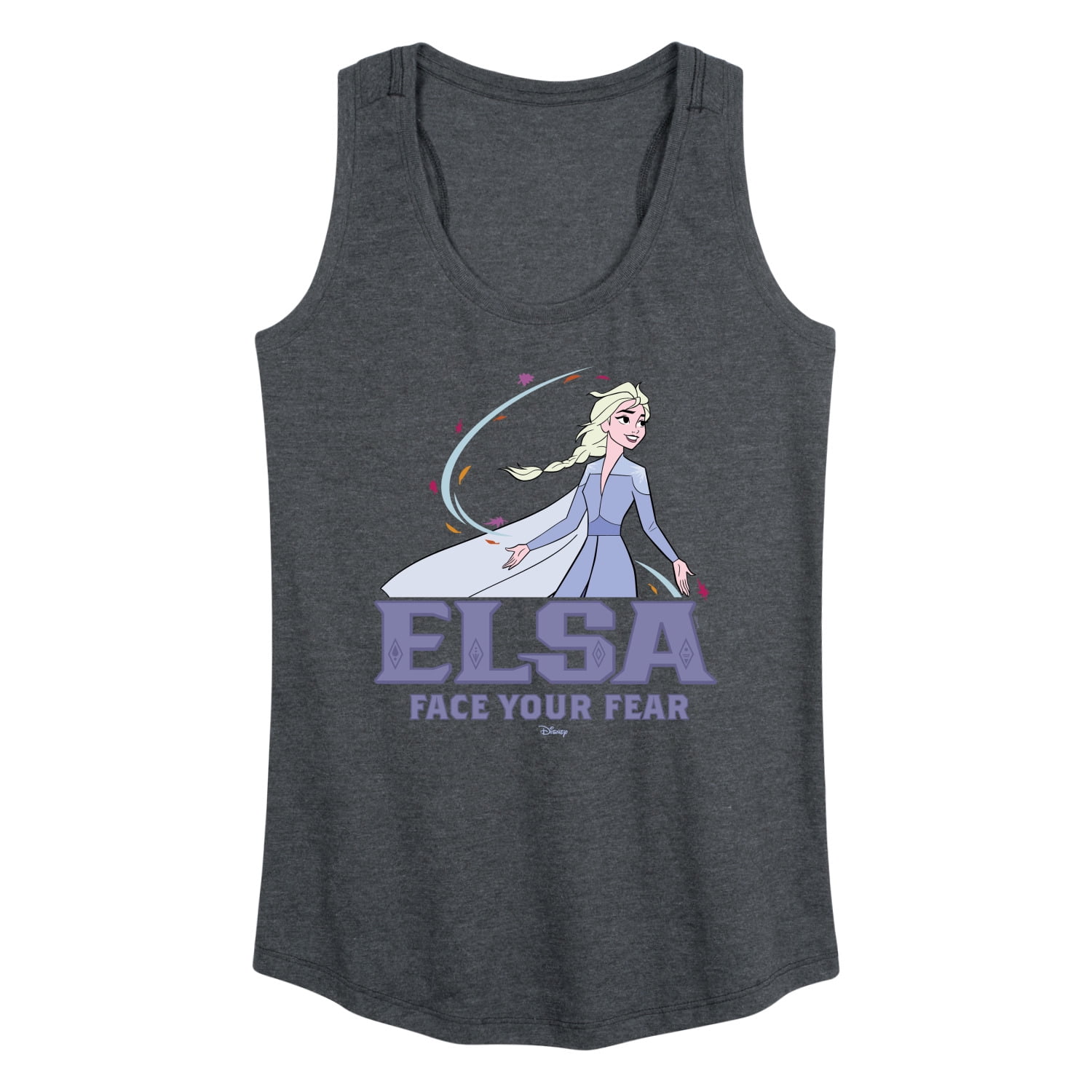 Disney Frozen 2 - Elsa Face Your Fear - Women's Racerback Tank Top ...