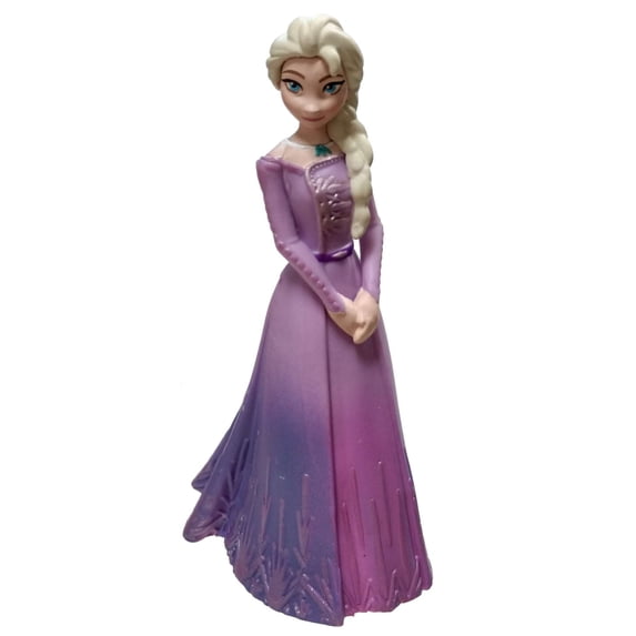 Disney Frozen 2 Elsa Purple Gown PVC Figure - Walmart.com
