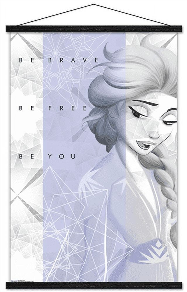 Disney Frozen 2 - Elsa Wall Poster with Magnetic Frame, 22.375" x 34 ...