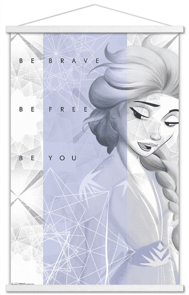 Disney Frozen 2 - Elsa Wall Poster with Wooden Magnetic Frame, 22.375 ...