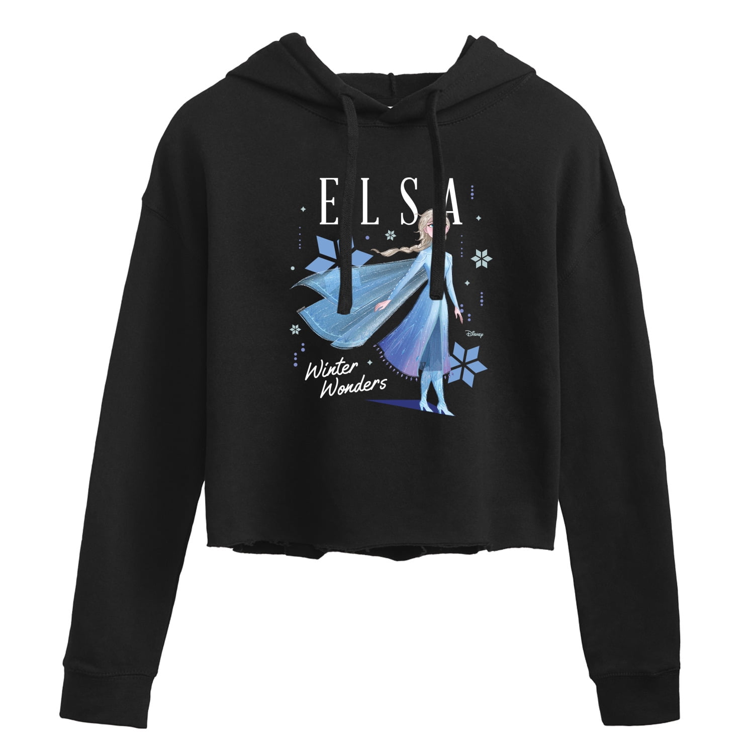 Disney Frozen 2 - Elsa Winter Wonders Christmas - Juniors Cropped ...