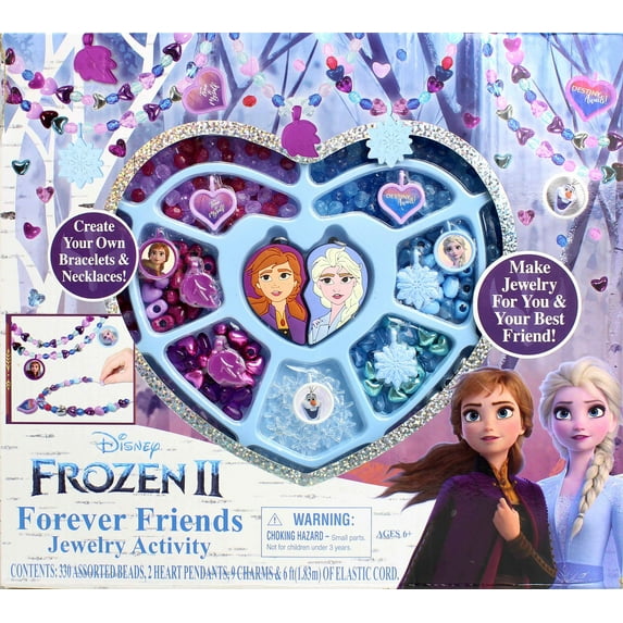 Disney Frozen 2 Forever Friends Best Friends Jewelry Activity with 300 ...