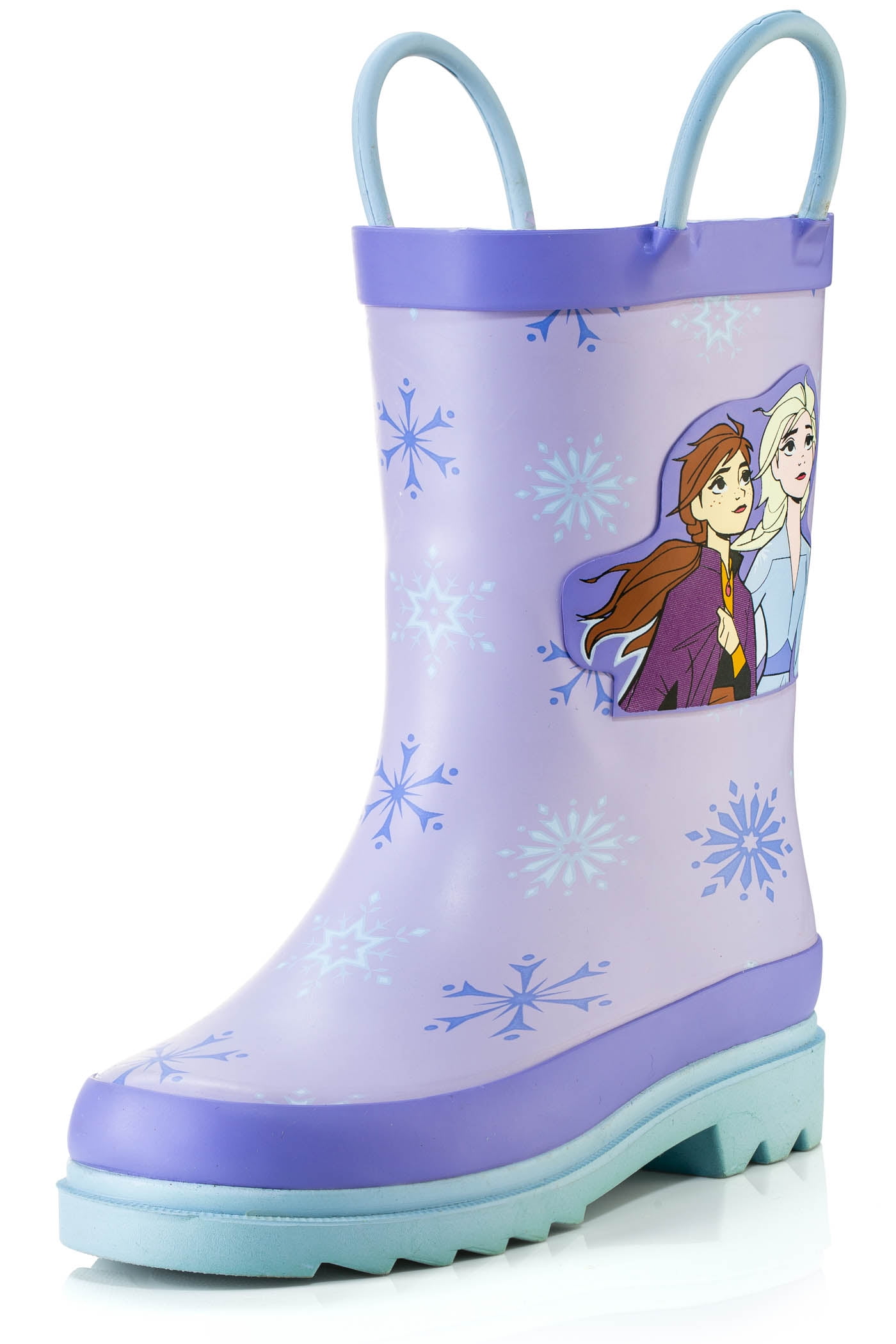 Disney Frozen 2 Princess Kids Anna and Elsa Lightweight Rain Boots ...