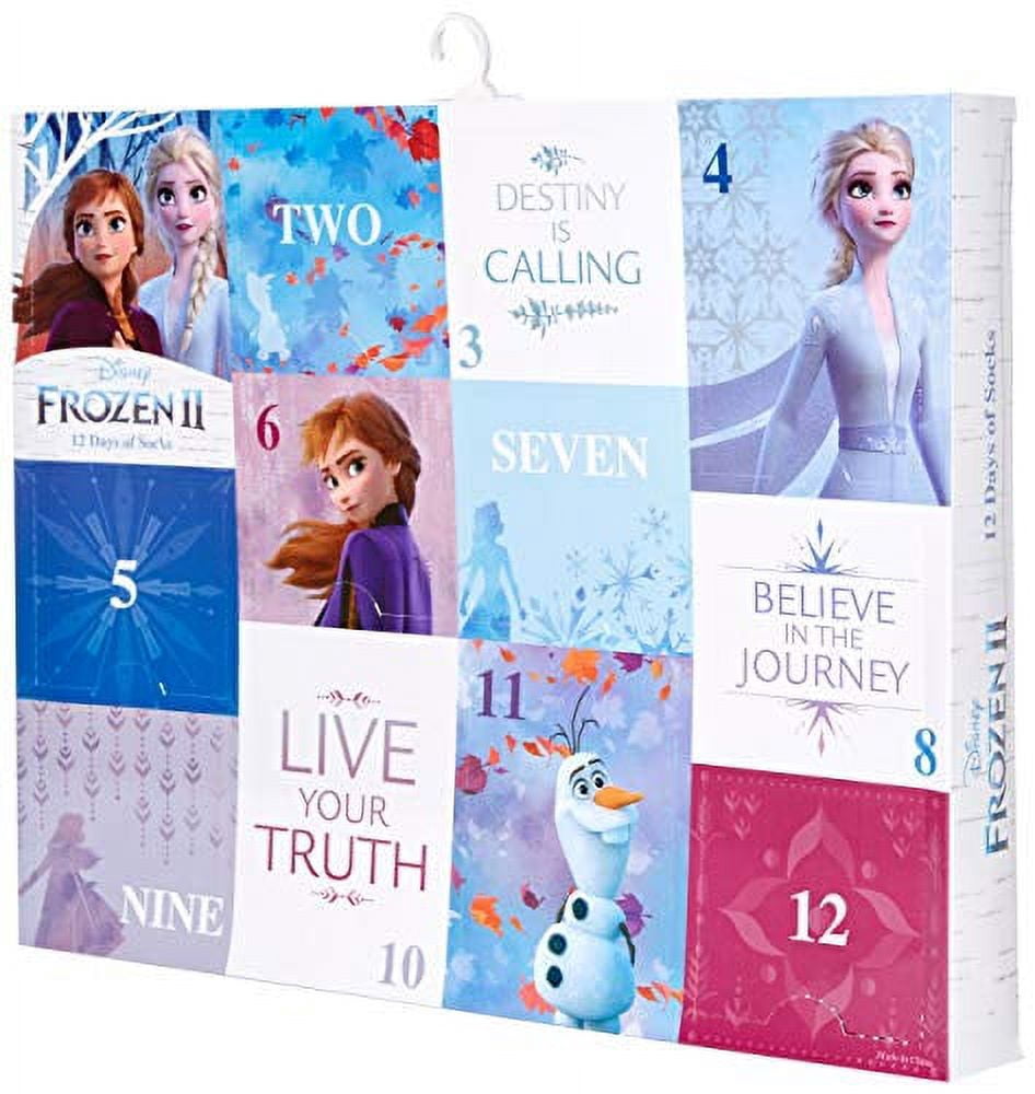 Disney Frozen 2 Girls Socks,12-Pack, One Size Fits All - Walmart.com