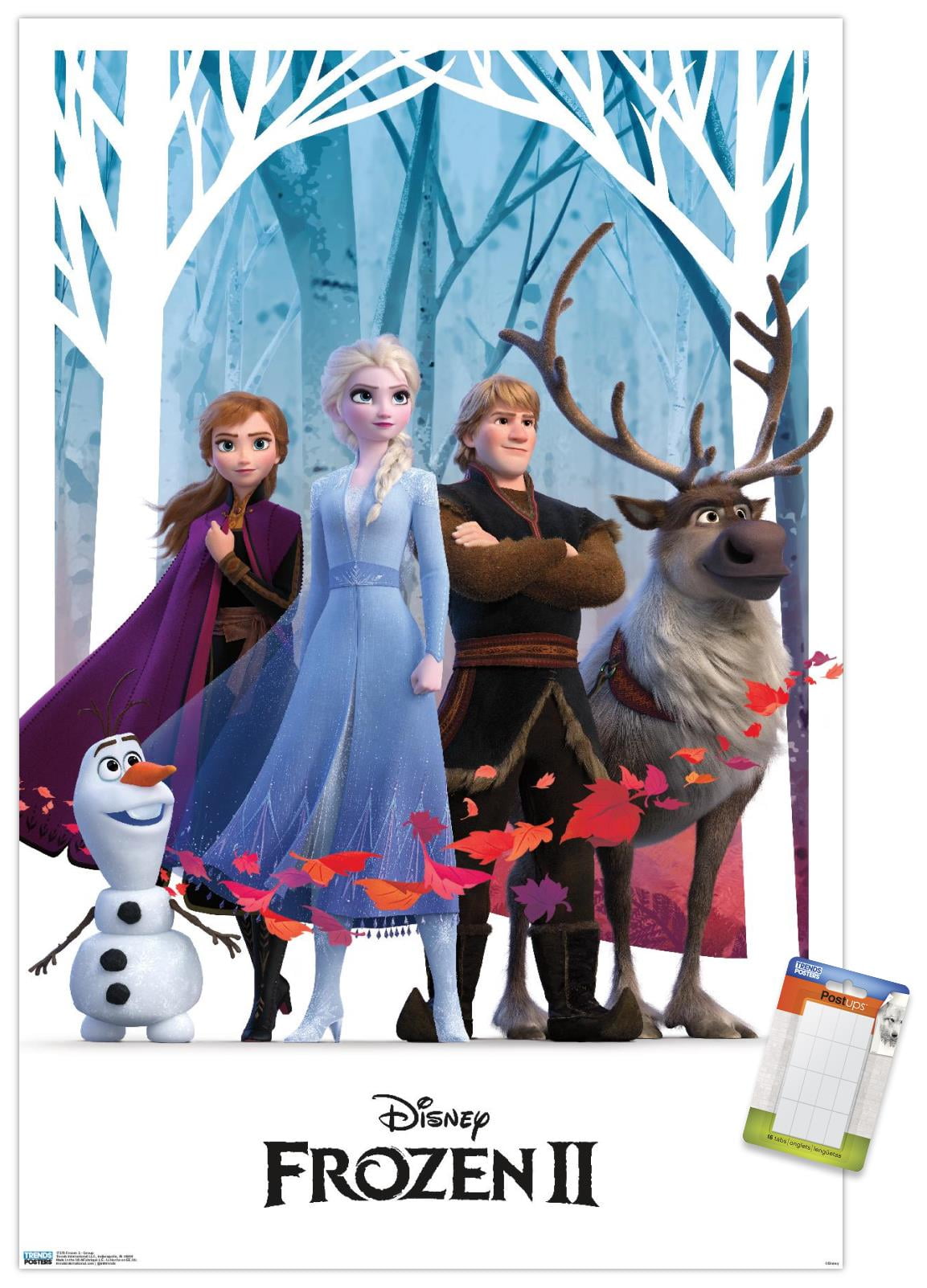Disney Frozen 2 - Group Wall Poster, 14.725" x 22.375" - Walmart.com