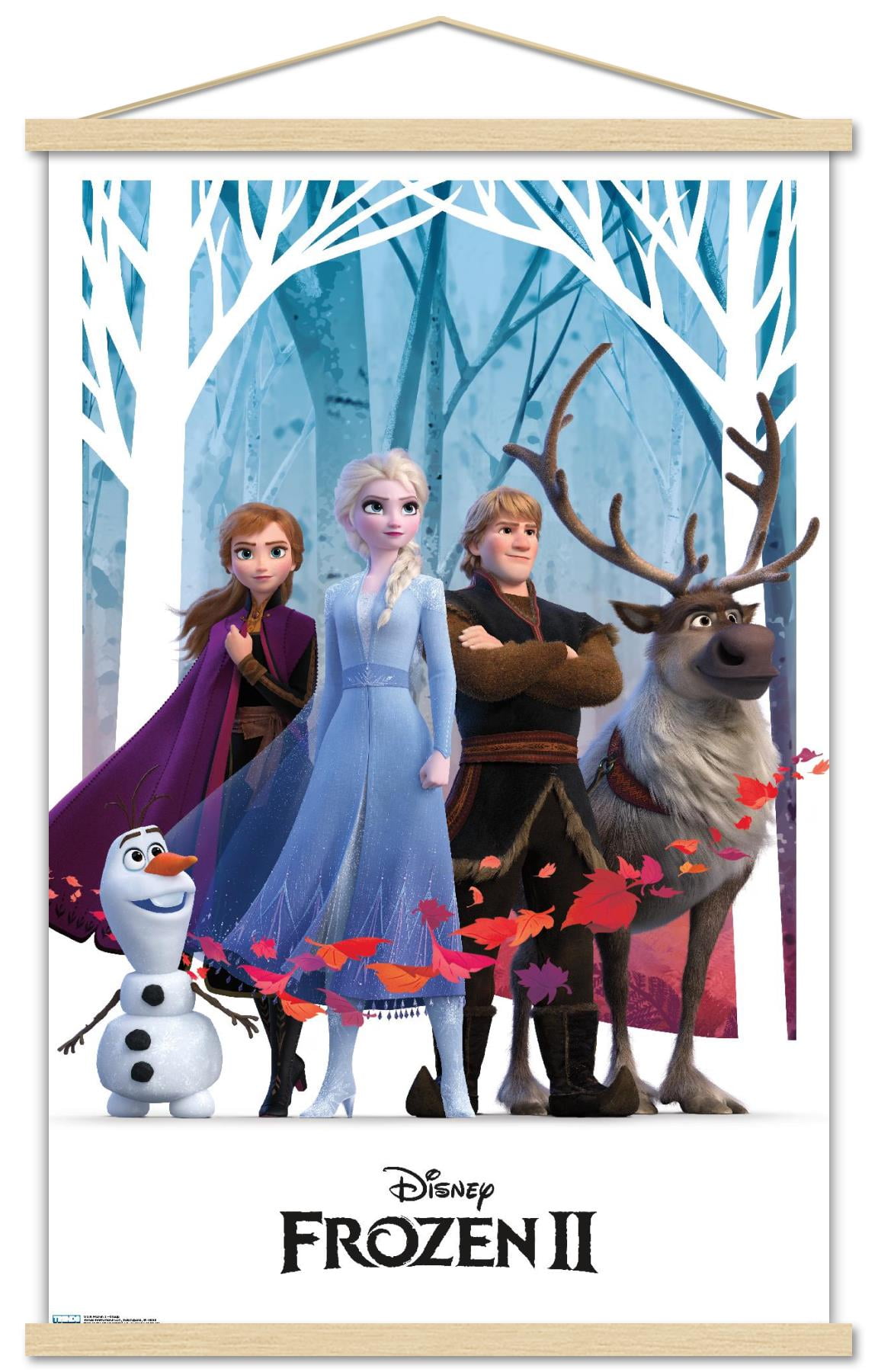 Disney Frozen 2 - Group Wall Poster with Magnetic Frame, 22.375" x 34 ...