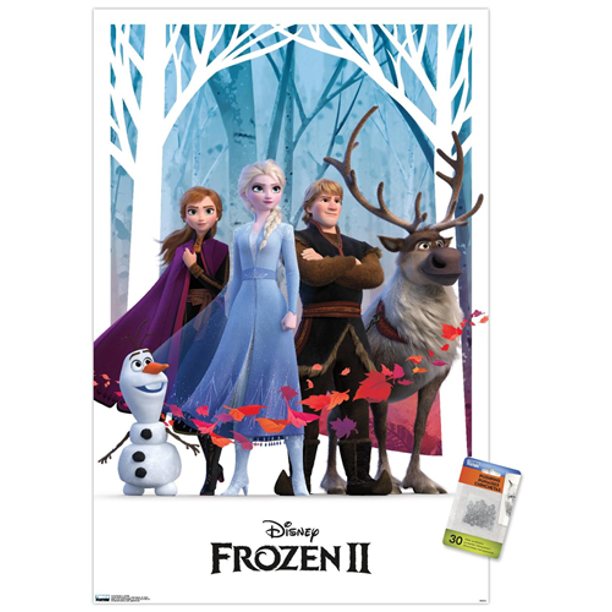 Disney Frozen 2 - Group Wall Poster with Push Pins, 22.375" x 34 ...
