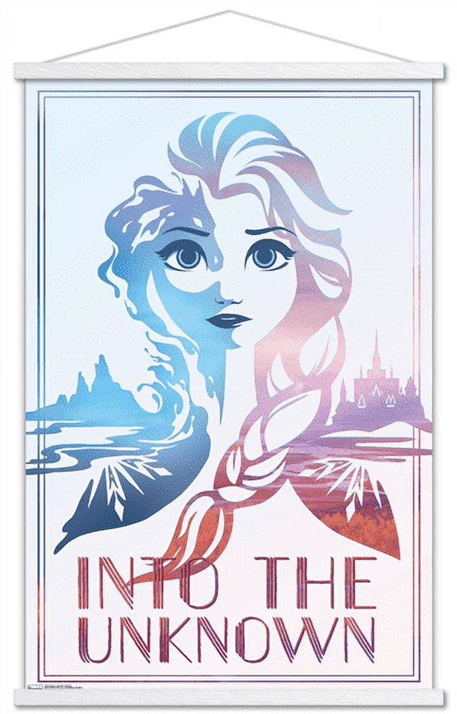 Disney Frozen 2 - Into the Unknown Wall Poster with Magnetic Frame, 22. ...