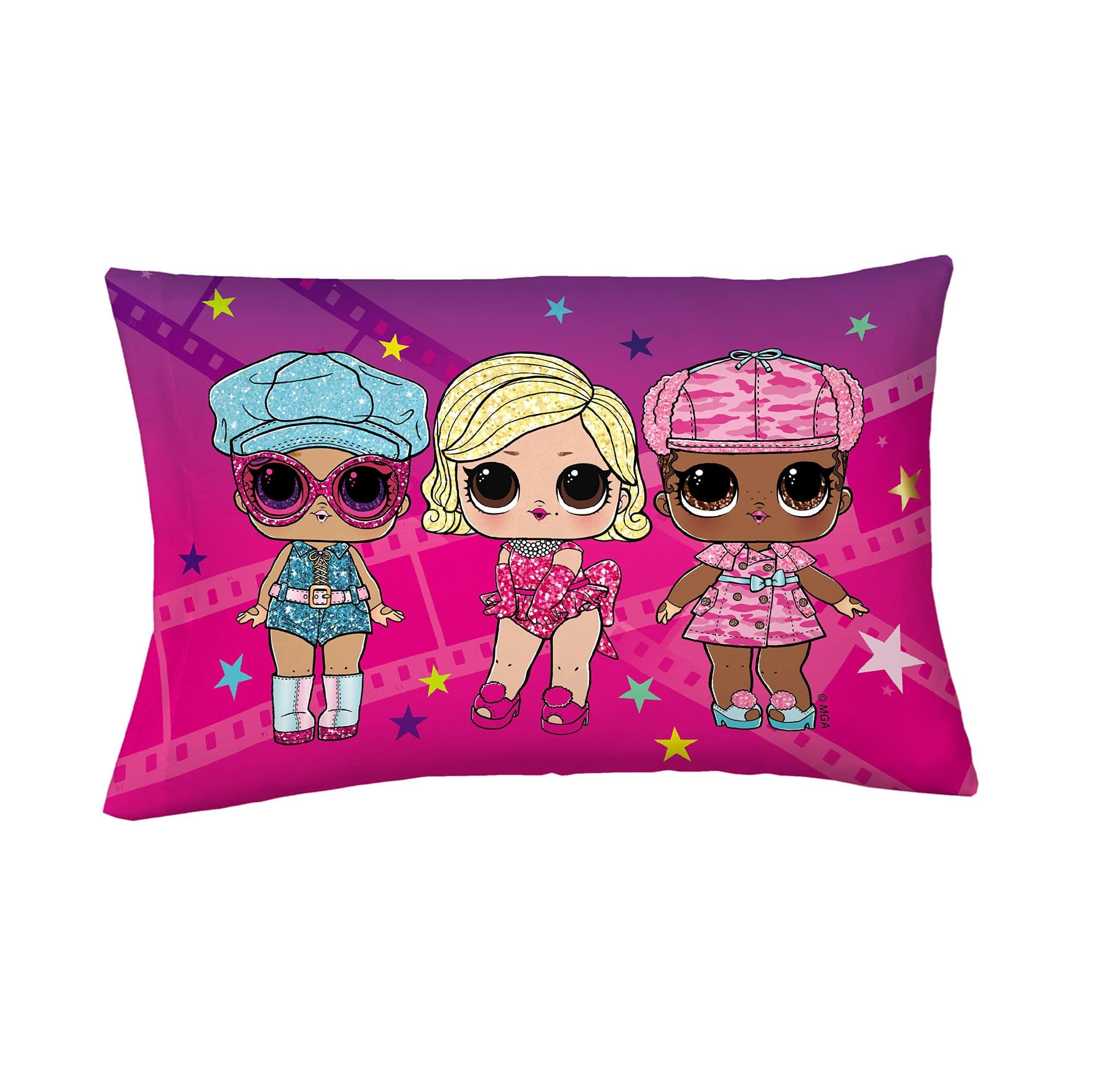 Franco Kids LOL Surprise Reversible Pillowcase, 20 in x 30 in - Walmart.com