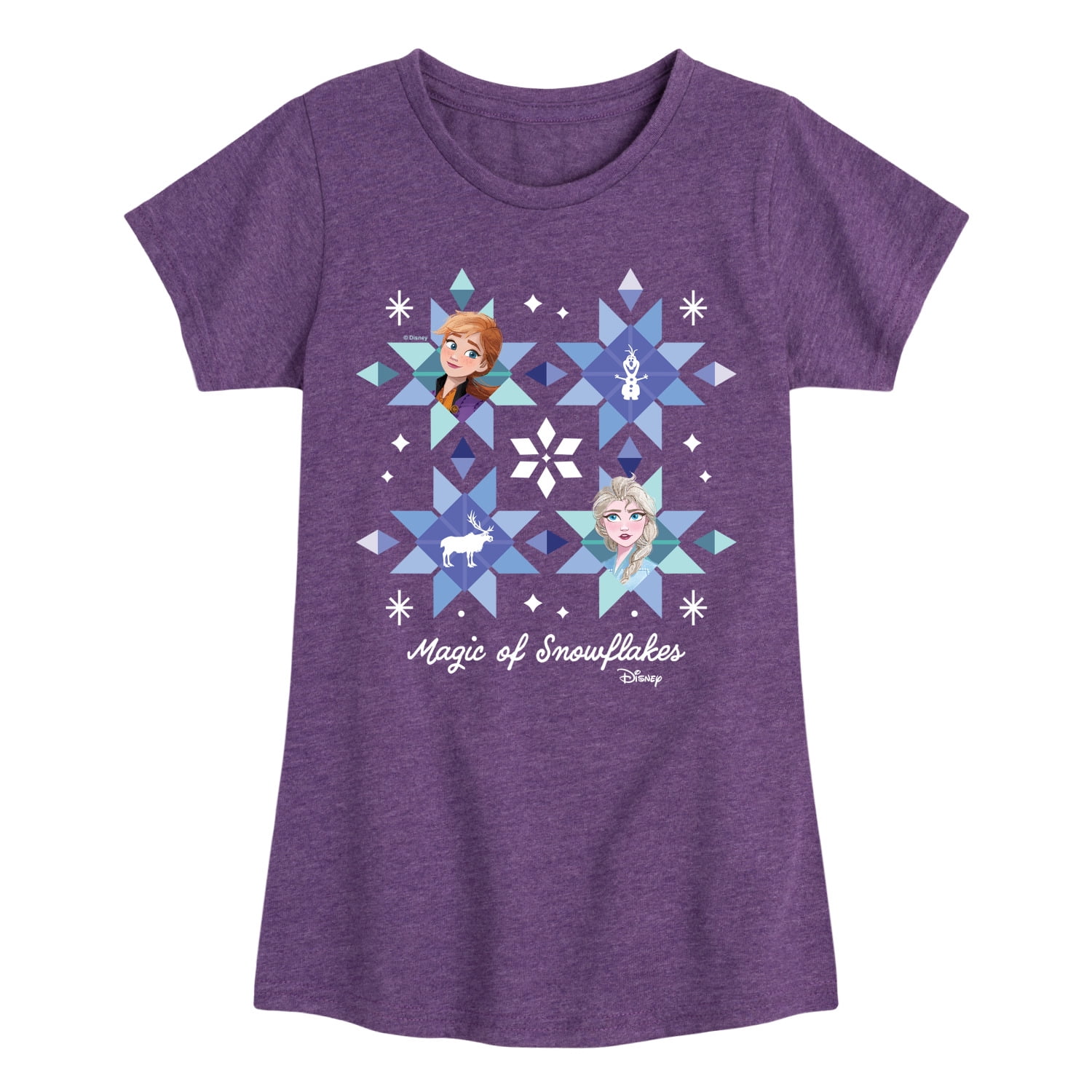 Disney Frozen 2 - Magic Of Snowflake - Toddler & Youth Girls Short ...