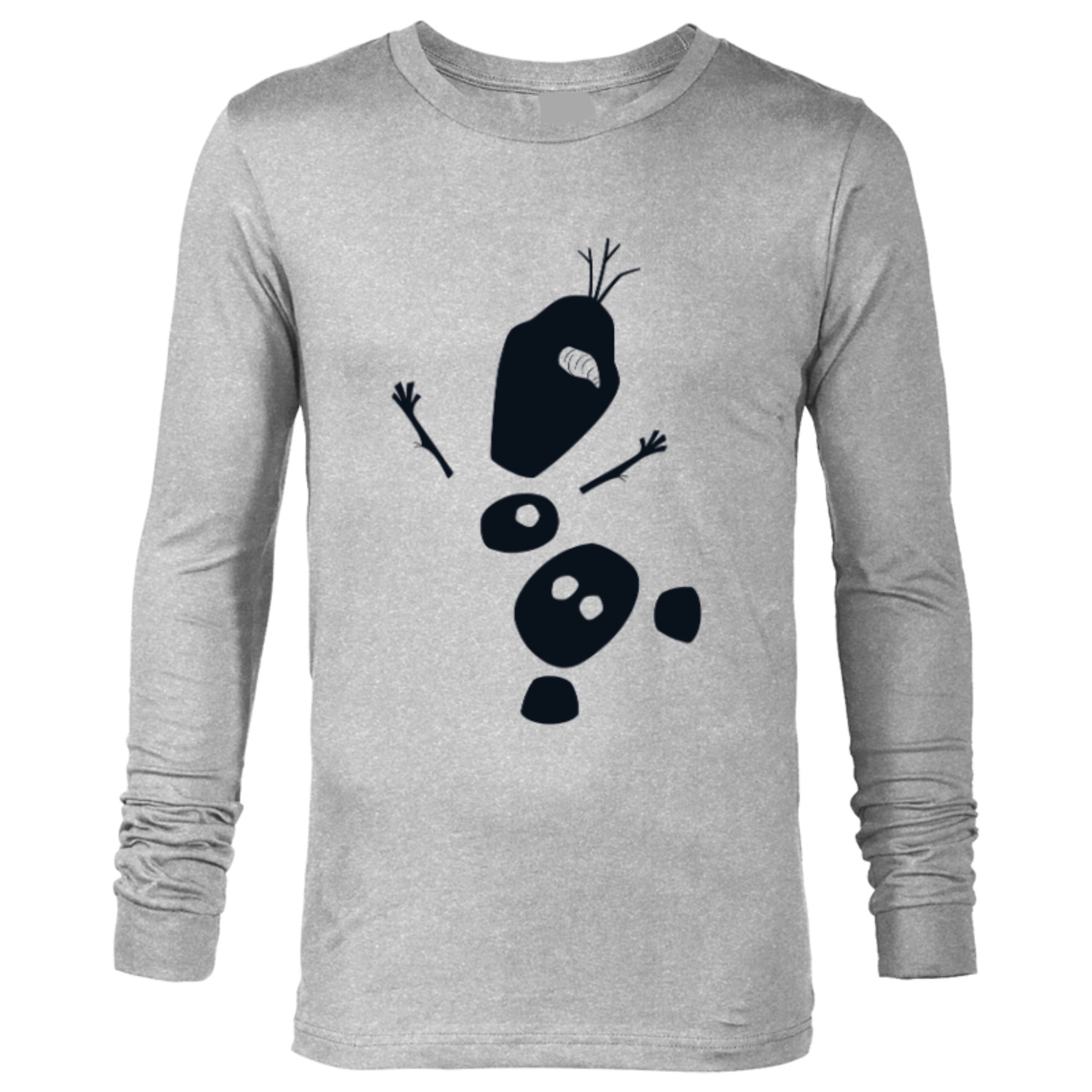 Disney Frozen 2 Olaf Falling Silhouette - Long Sleeve T-Shirt for Men ...
