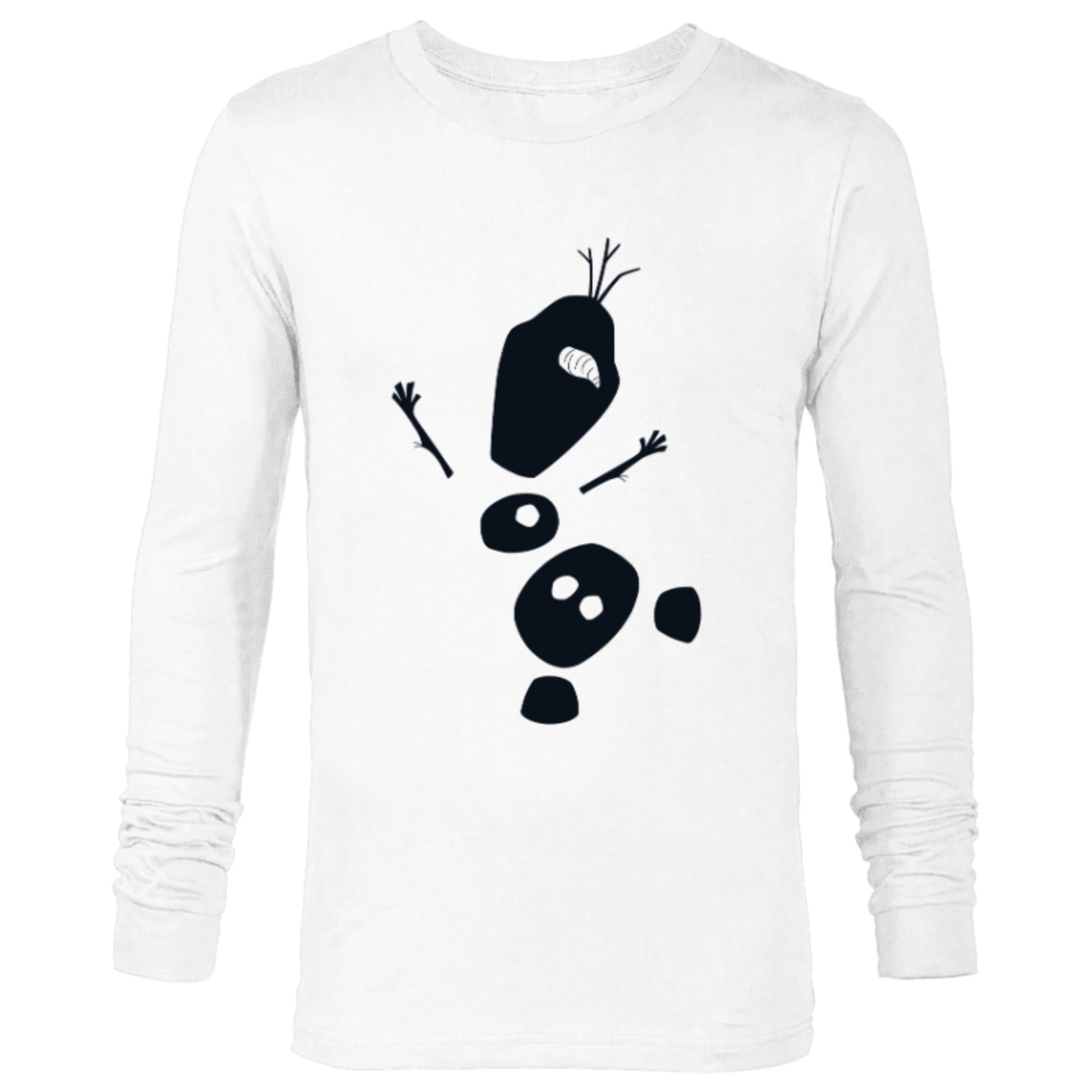 Disney Frozen 2 Olaf Falling Silhouette - Long Sleeve T-Shirt for Men ...