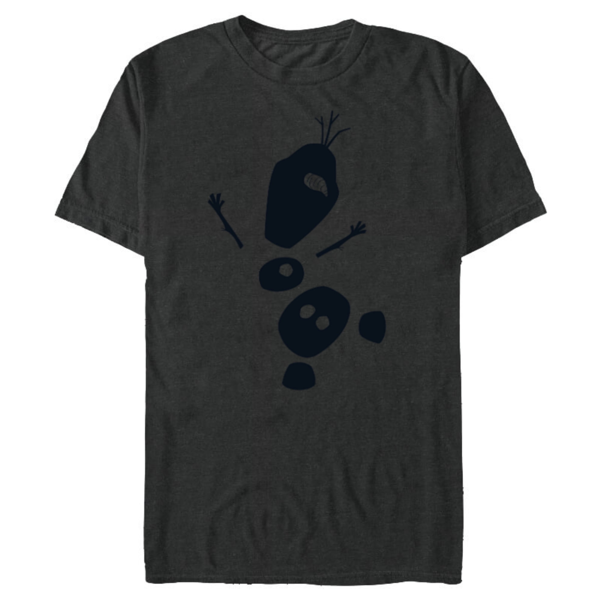 Disney Frozen 2 Olaf Falling Silhouette - Short Sleeve Blended T-Shirt ...