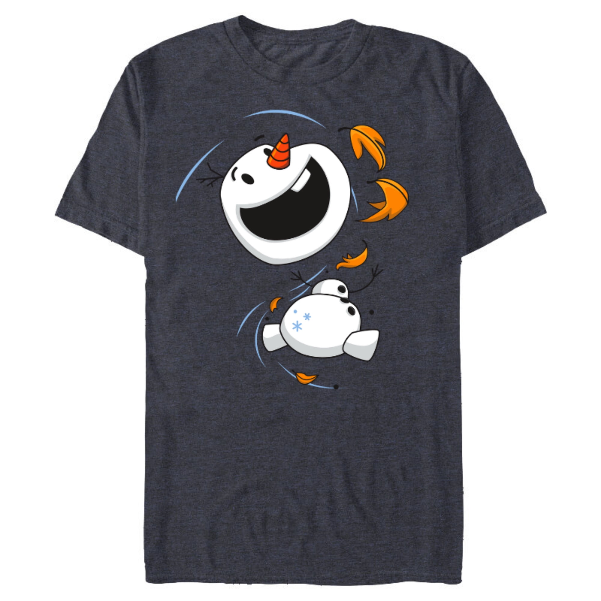 Disney Frozen 2 Olaf in the Wind T-Shirt- Short Sleeve Blended T-Shirt ...