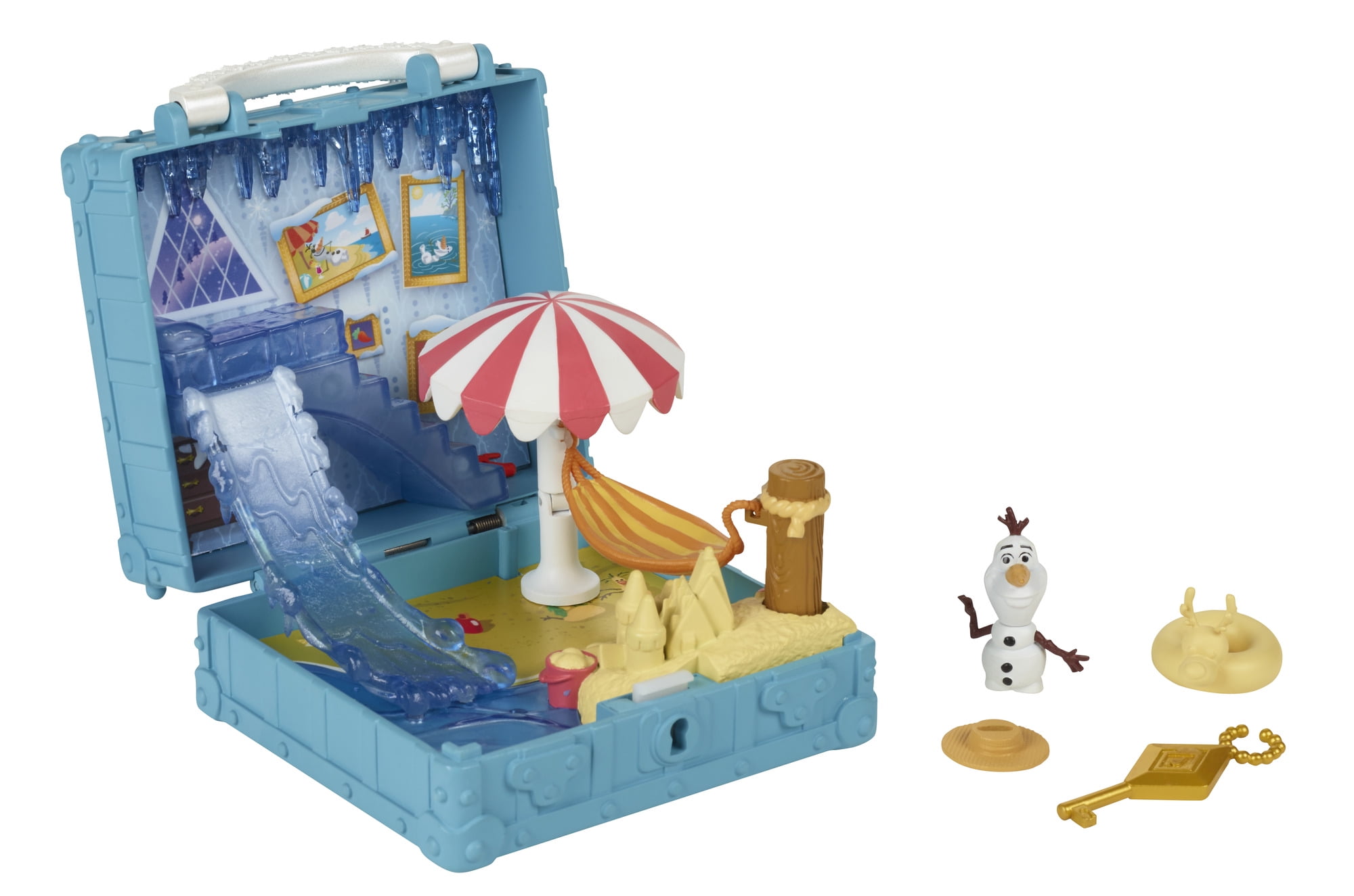 Disney Frozen 2 Portable Pop-up Bedroom Playset with Olaf Doll Playset ...