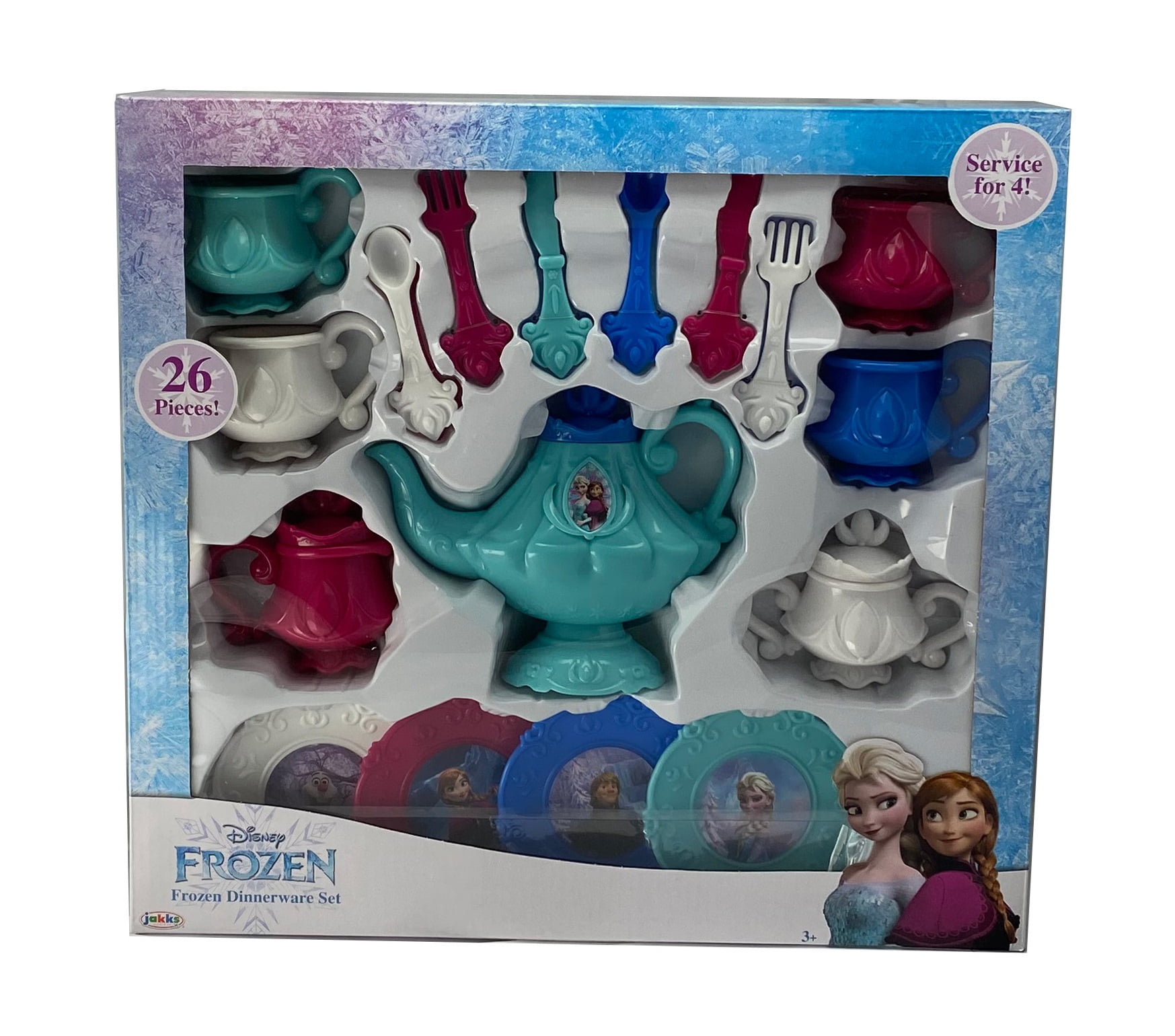 Disney Frozen 26 Piece Dinnerware Tea Set - Walmart.com