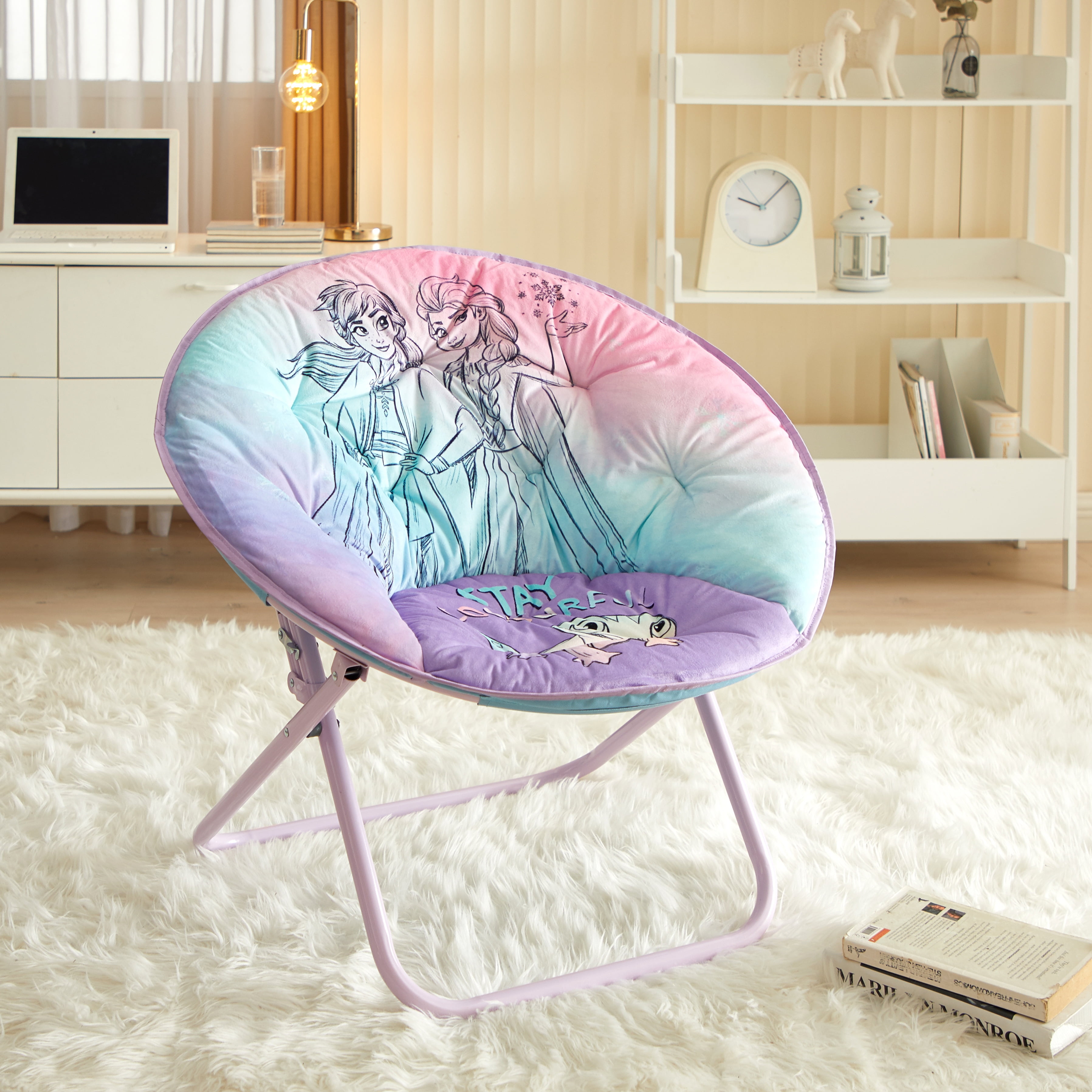 Disney Frozen 30 Saucer Chair - Oversized Design - Walmart.com