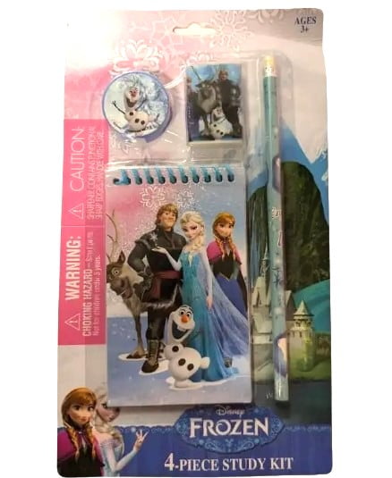 Disney Frozen Stationery Set with Pencil, Eraser, Notepad and Pencil ...