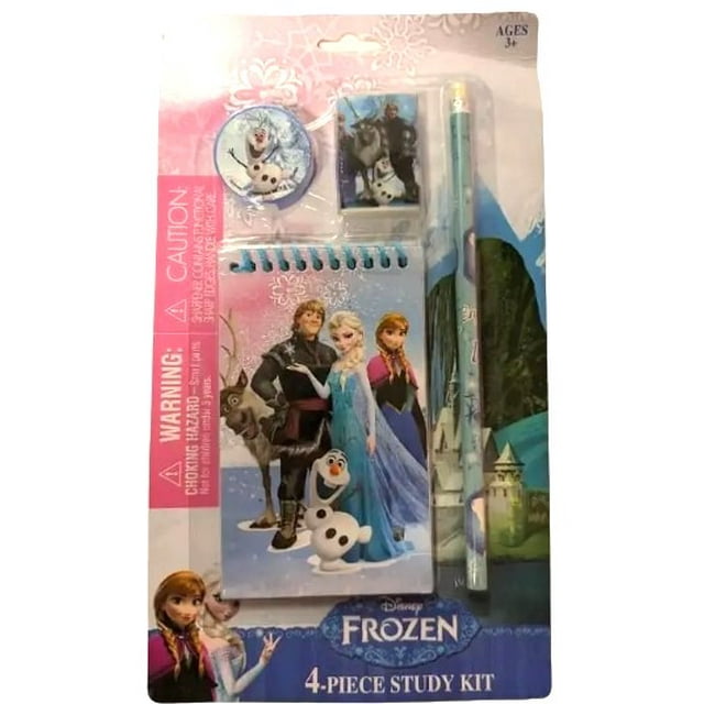 Disney Frozen Stationery Set with Pencil, Eraser, Notepad and Pencil ...