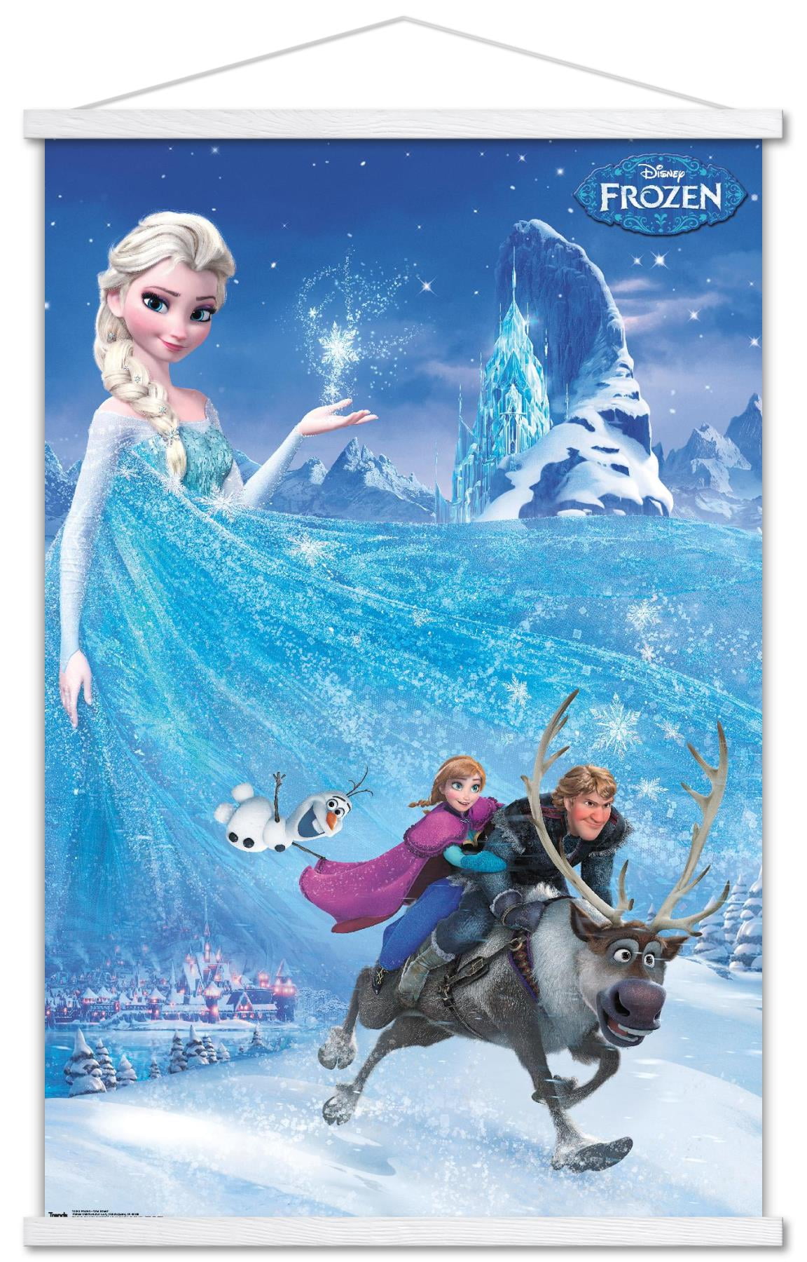 Disney Frozen - Adventure One Sheet Wall Poster with Wooden Magnetic ...