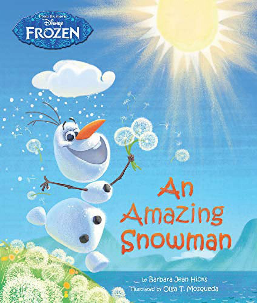 Pre-Owned Disney Frozen An Amazing Snowman Story Book Paperback ...