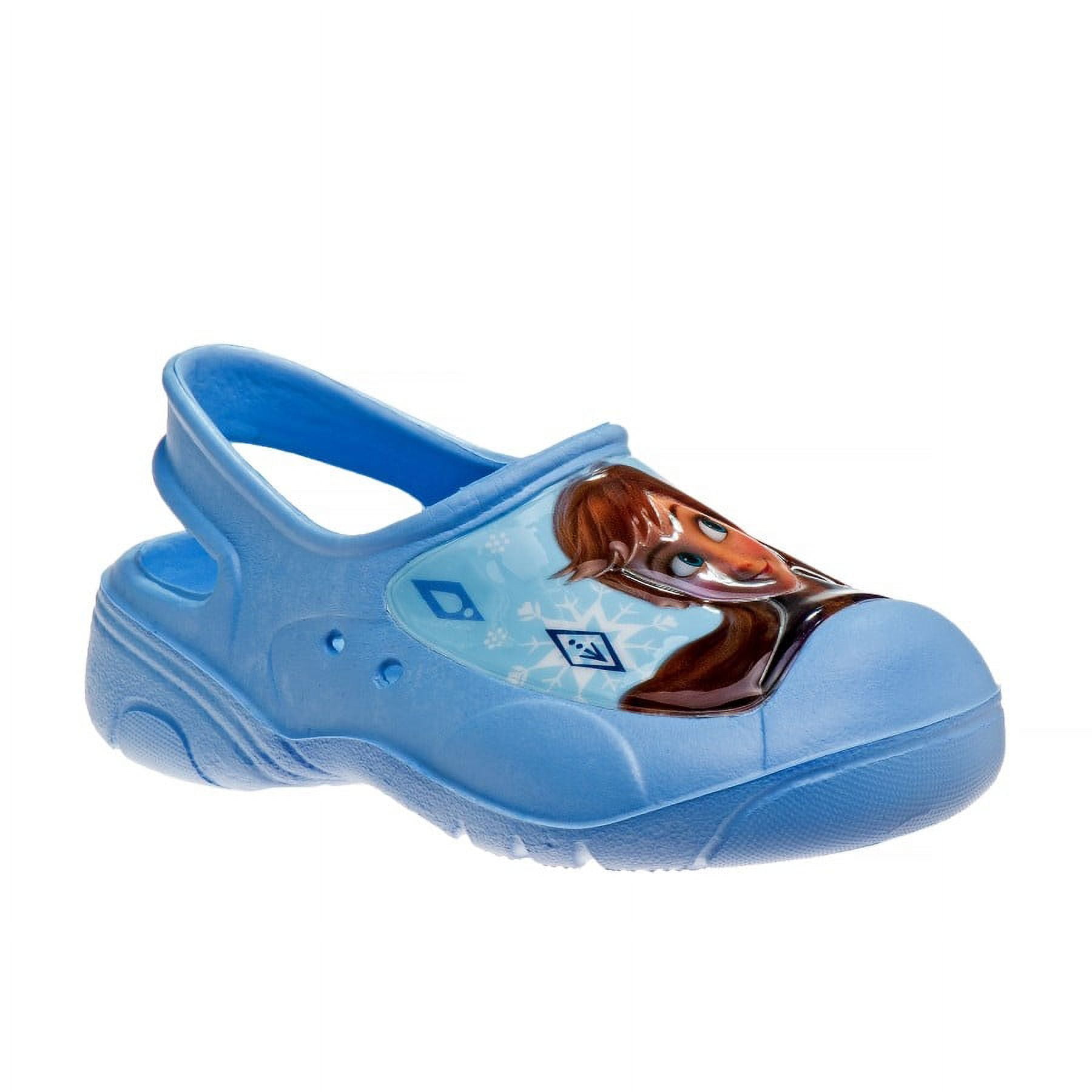 Disney Frozen Anna & Elsa Clog Sandals (Little Kids Sizes) - Light Blue ...