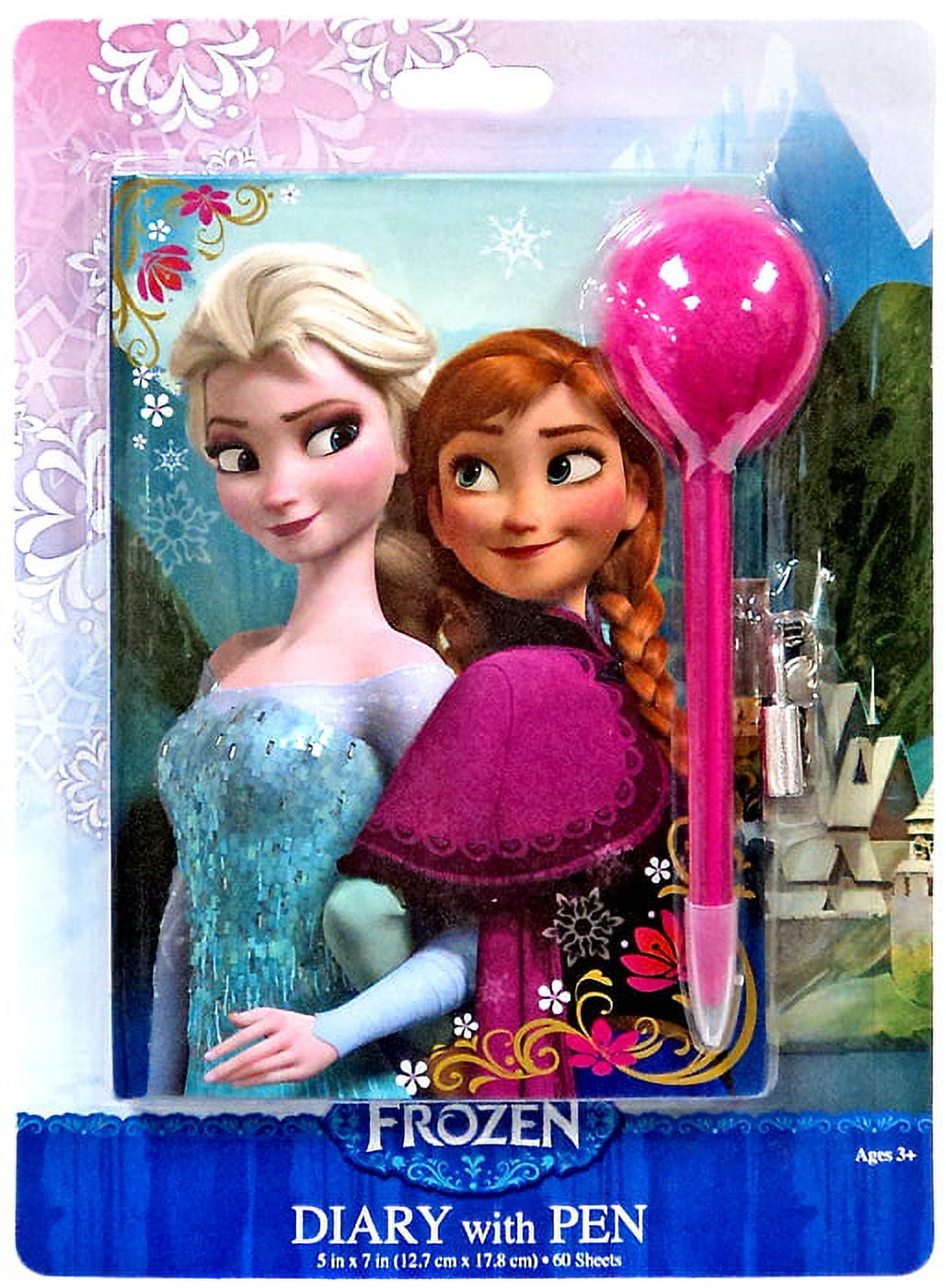 Disney Frozen Anna & Elsa Diary with Pen - Walmart.com