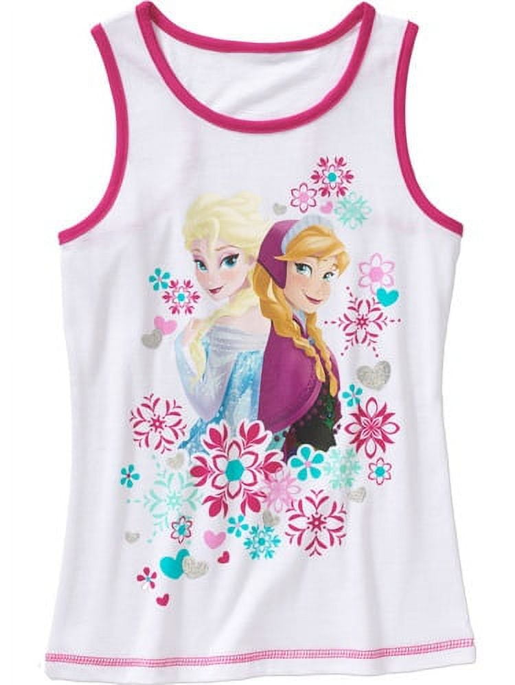 Disney Frozen Anna & Elsa Girls Racer Back Tank Top X-Large - Walmart.com