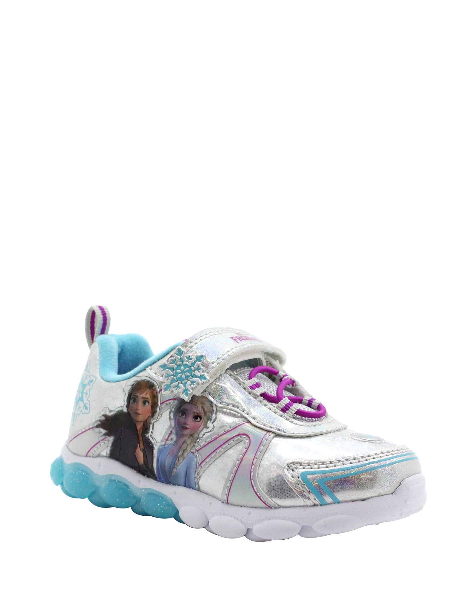Disney Frozen Anna & Elsa Light-Up Bubble Jogger Athletic Sneaker ...